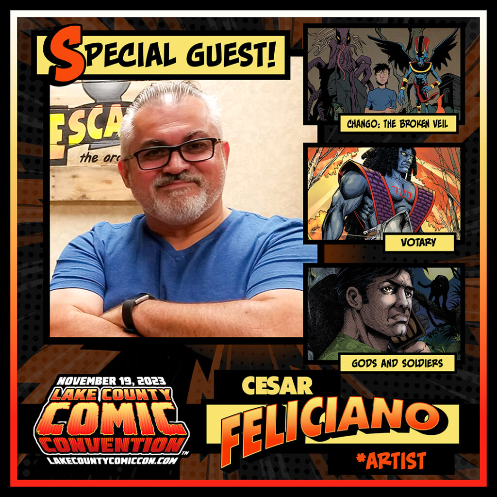 Cesar Feliciano – Lake County Comic Convention